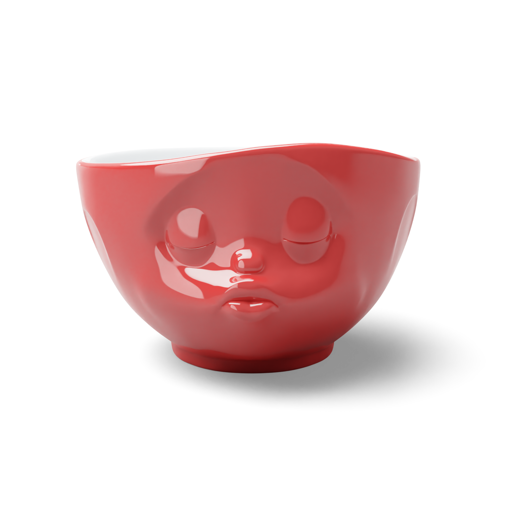 Bol "Bisou" en rouge, 500 ml - 58Products